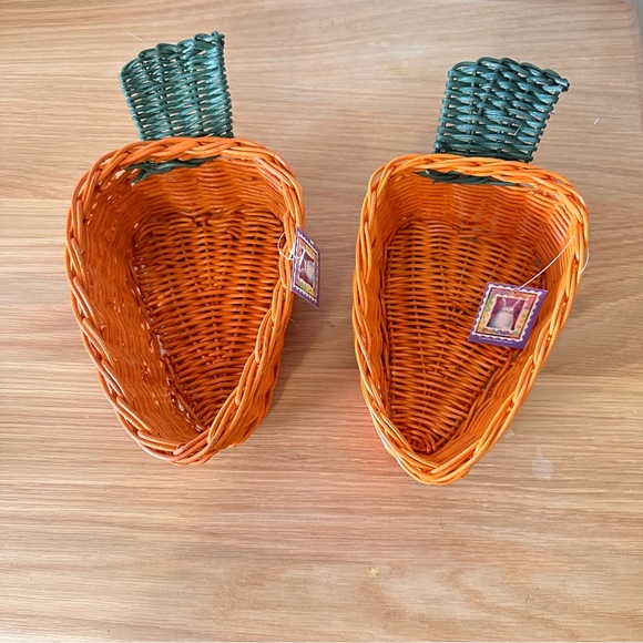 Vintage | Holiday | Vintage 9s Carrot Wicker Baskets | Poshmark